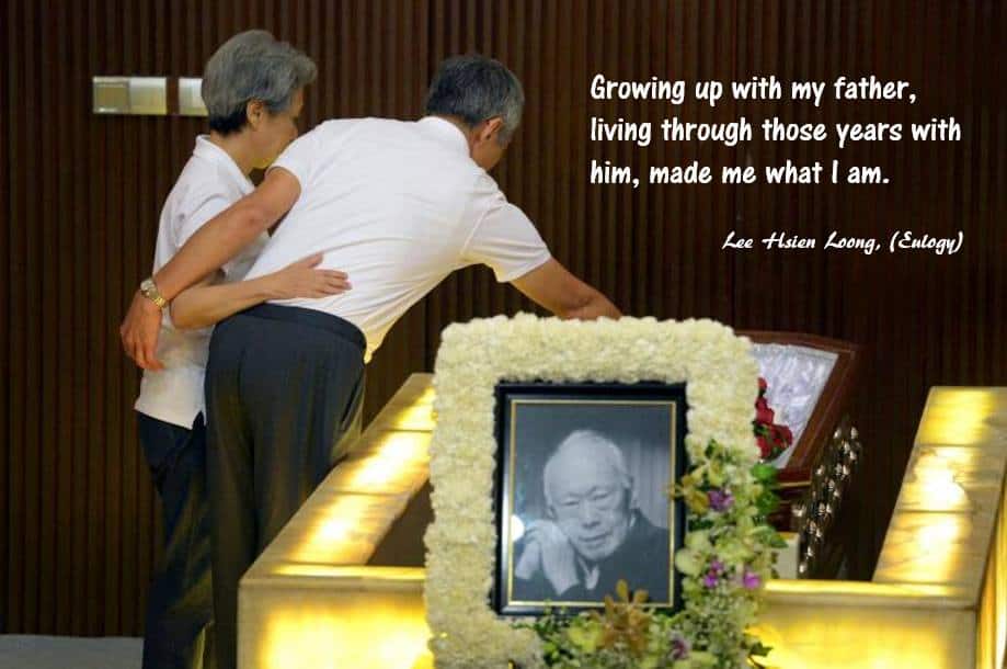 Like father, like son - Lee Kuan Yew, Lee Hsien Loong