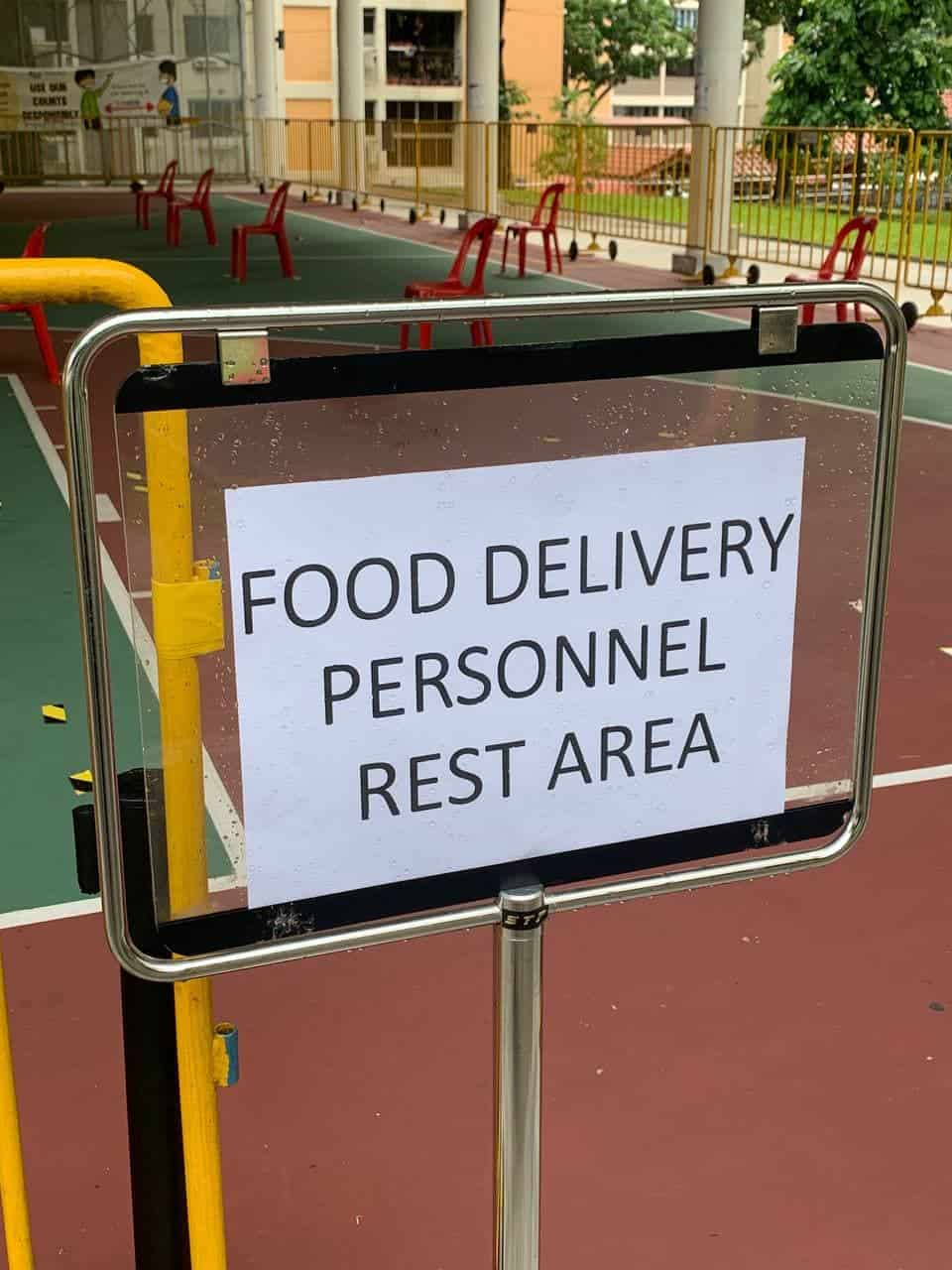 Rest stops for all drivers and food delivery personnel!
