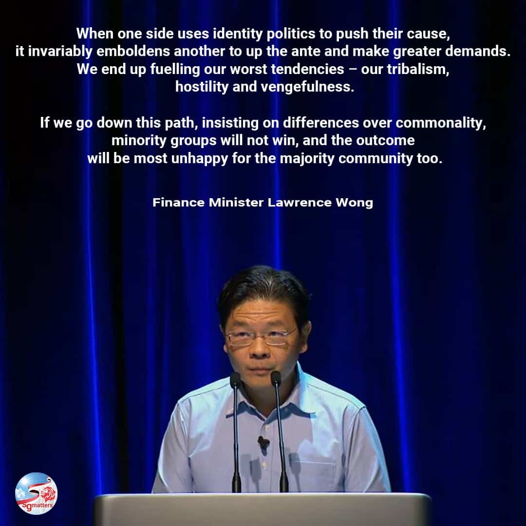 Full text of Lawrence Wong's speech on race and racism