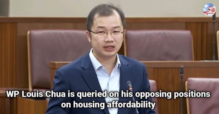 WP Louis Chua is asked about his housing affordability positions