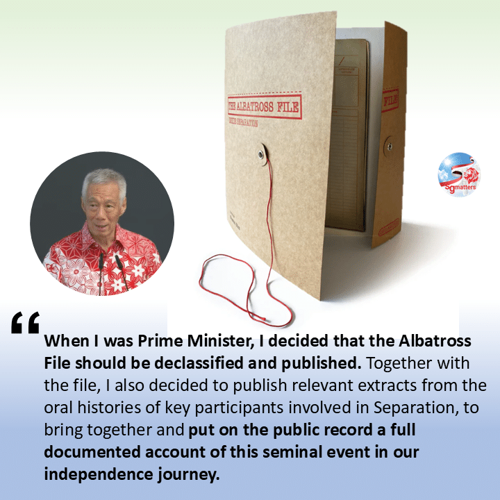 The Albatross File: Was Singapore kicked out by Malaysia, or did we ...